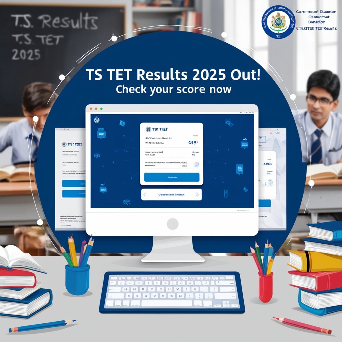 TS TET Results 2025 जारी: तेलंगाना टीचर एलिजिबिलिटी टेस्ट (TS TET) पेपर 1 और 2 के रिजल्ट ऑनलाइन ...
